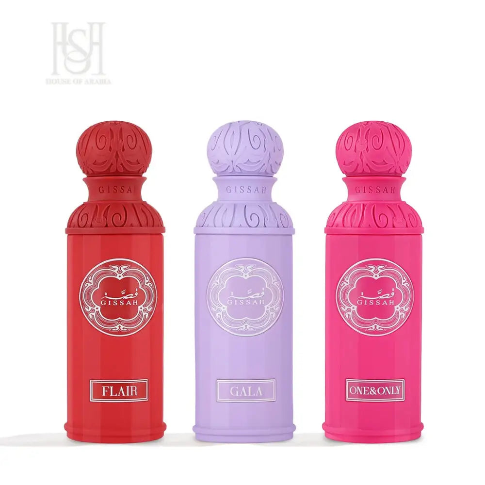 Enchanted Set (3x50ml) EDP For Her by Gissah Fragrances – House of Arabia